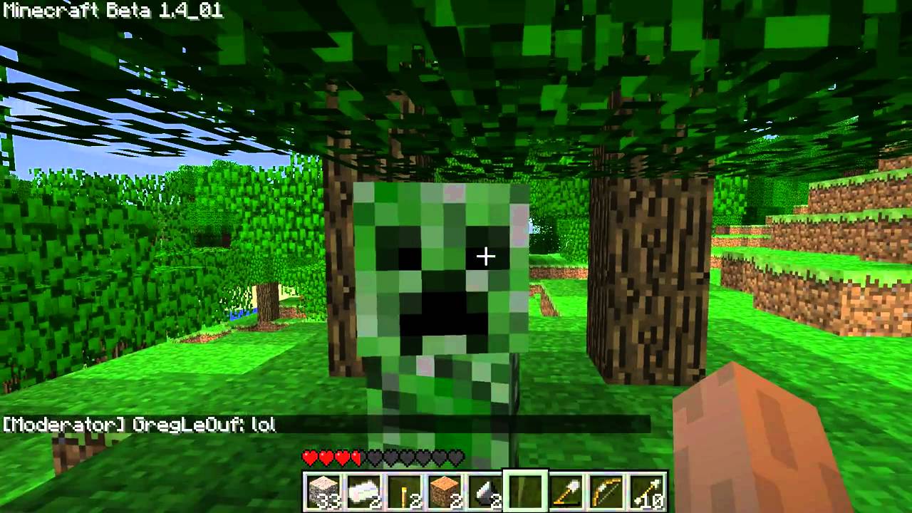 Minecraft - Creeper qui bug - YouTube