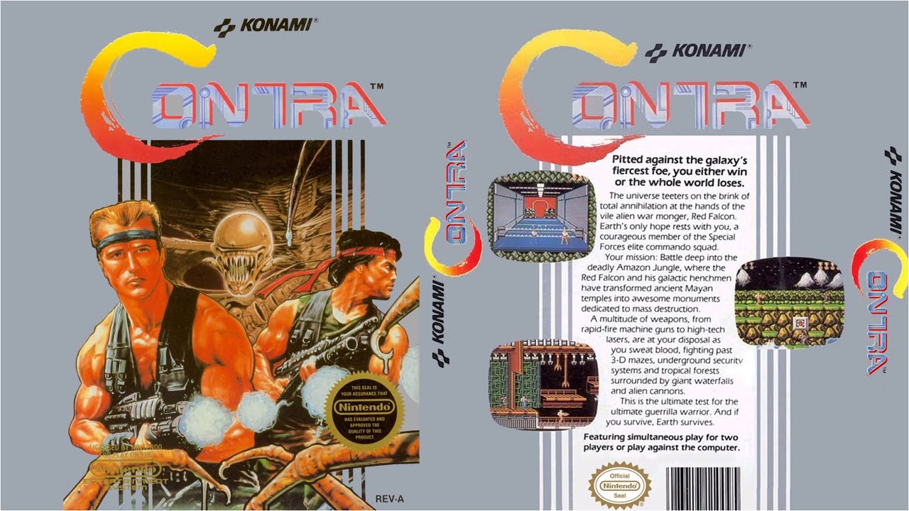 1988 «CONTRA» en 25 min l NES l NINTENDO l Retro Gaming - YouTube