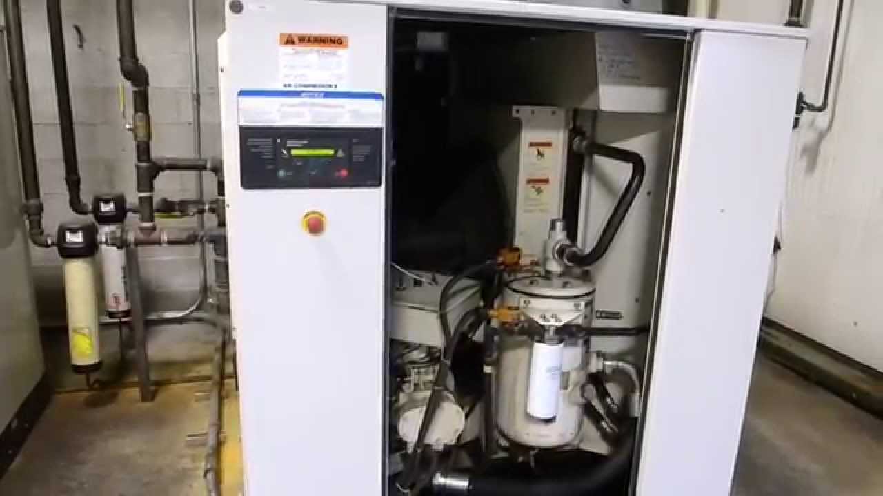 Ingersoll Rand 50 HP Air Compressor - Tag #32689 - YouTube