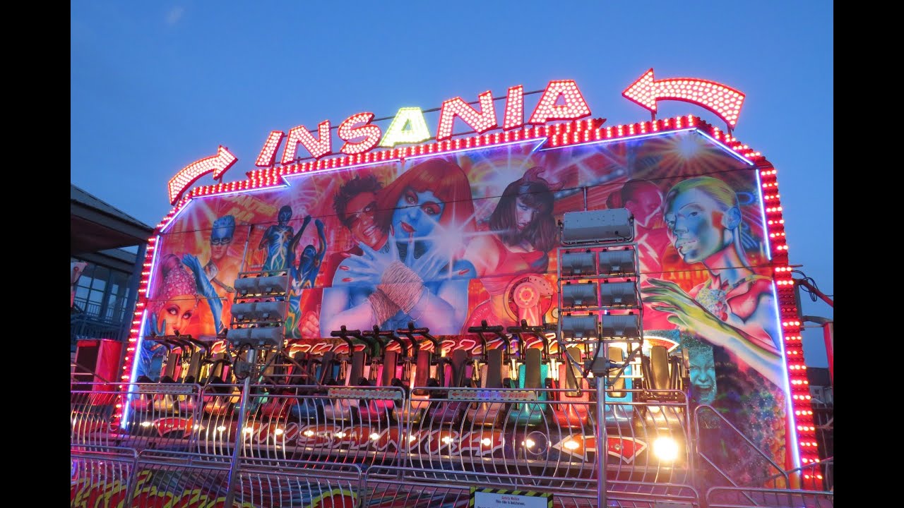 "Insania" Miami - Stuart Danter (On Ride POV) Neath Spring Fair 2019 ...
