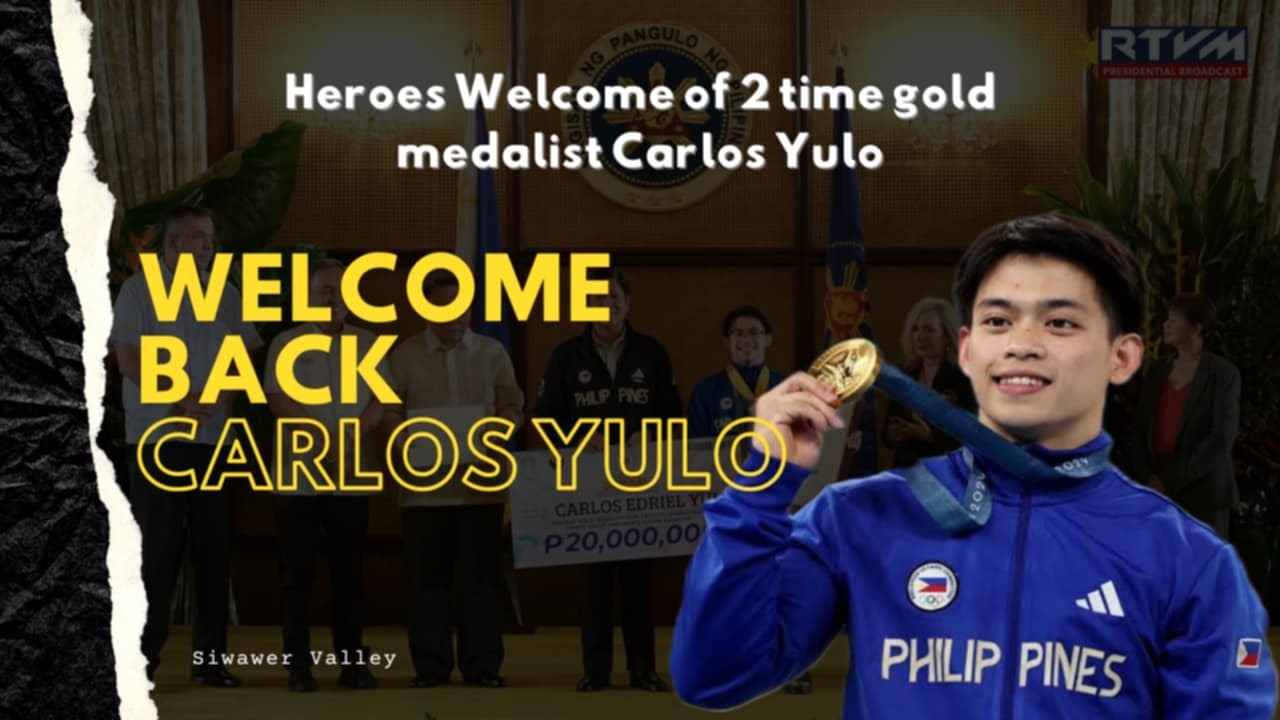 OLYMPIANS HEROES WELCOME SA PANGUNGUNA NI TWO TIME GOLD MEDALIST CARLOS ...