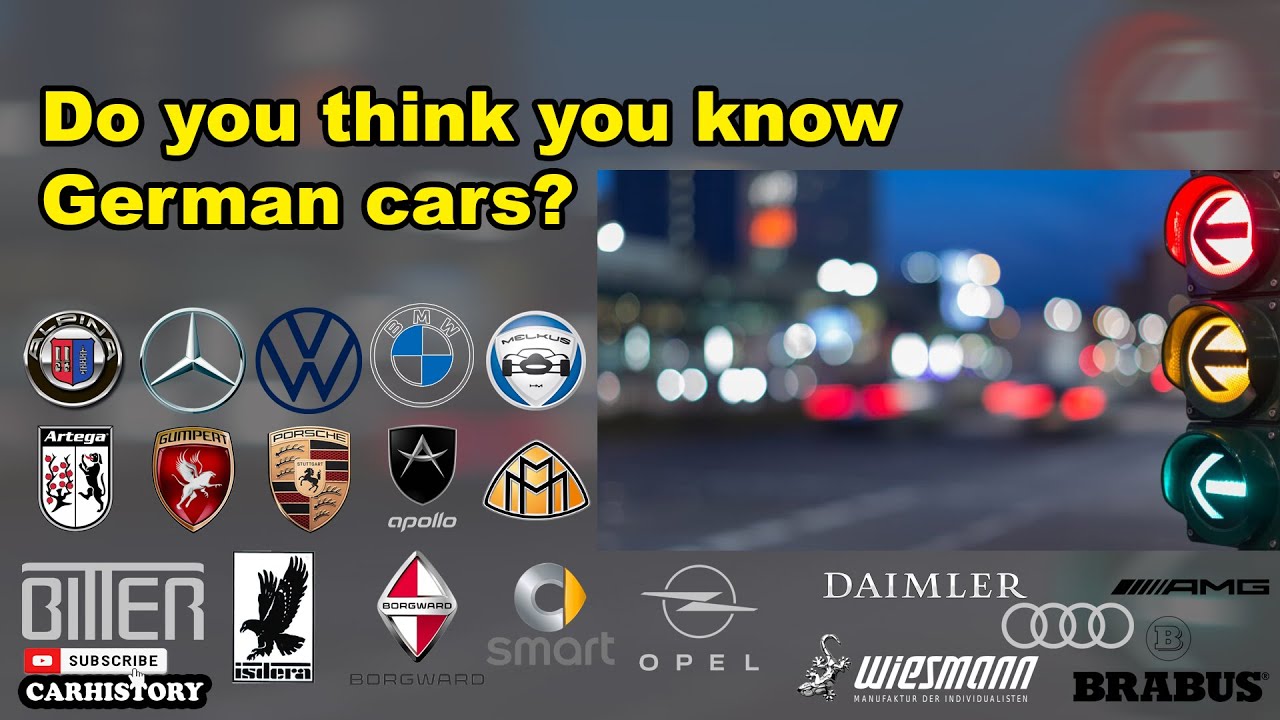Do you know German cars? | Car history - YouTube