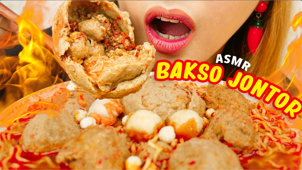 Asmr Bakso Jontor Super Pedas Asmr Indonesia Youtube