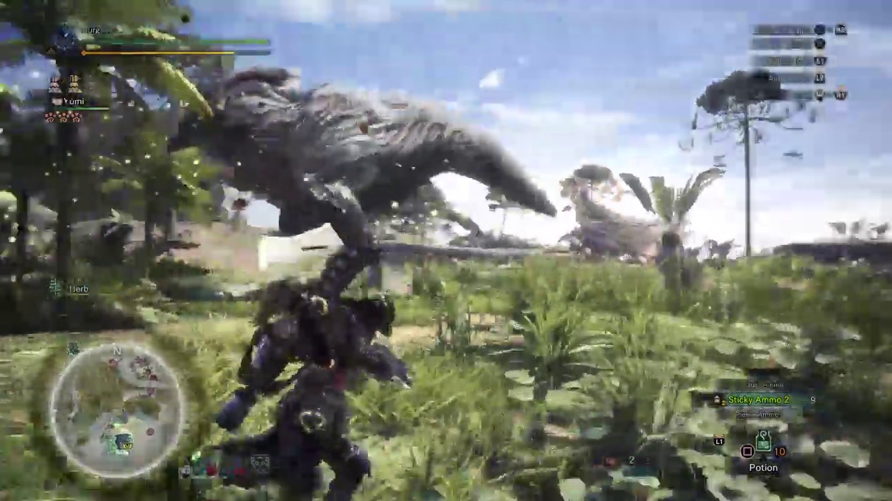 Monster Hunter World: Iceborne - No Turf War?: Azure Rathalos Vs Fulgur ...