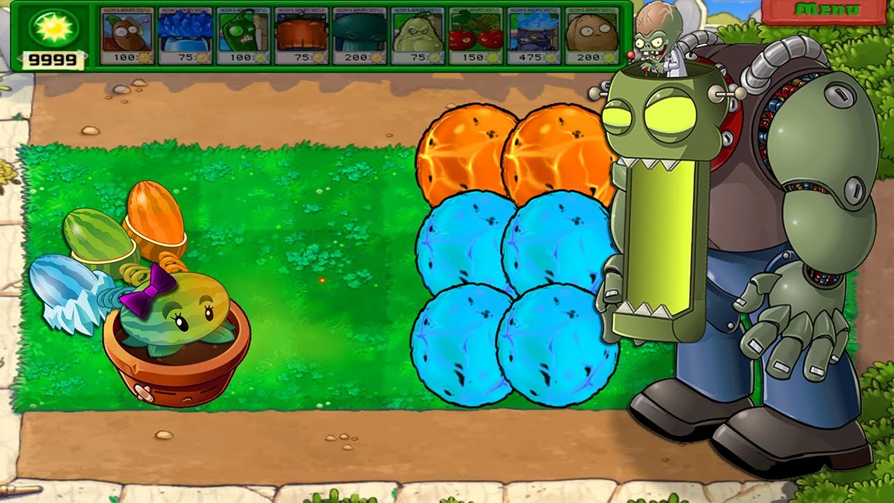 PvZ Magic Winter Melon Plant Vs Melon-pult Plant - PvZ Team Plants ...