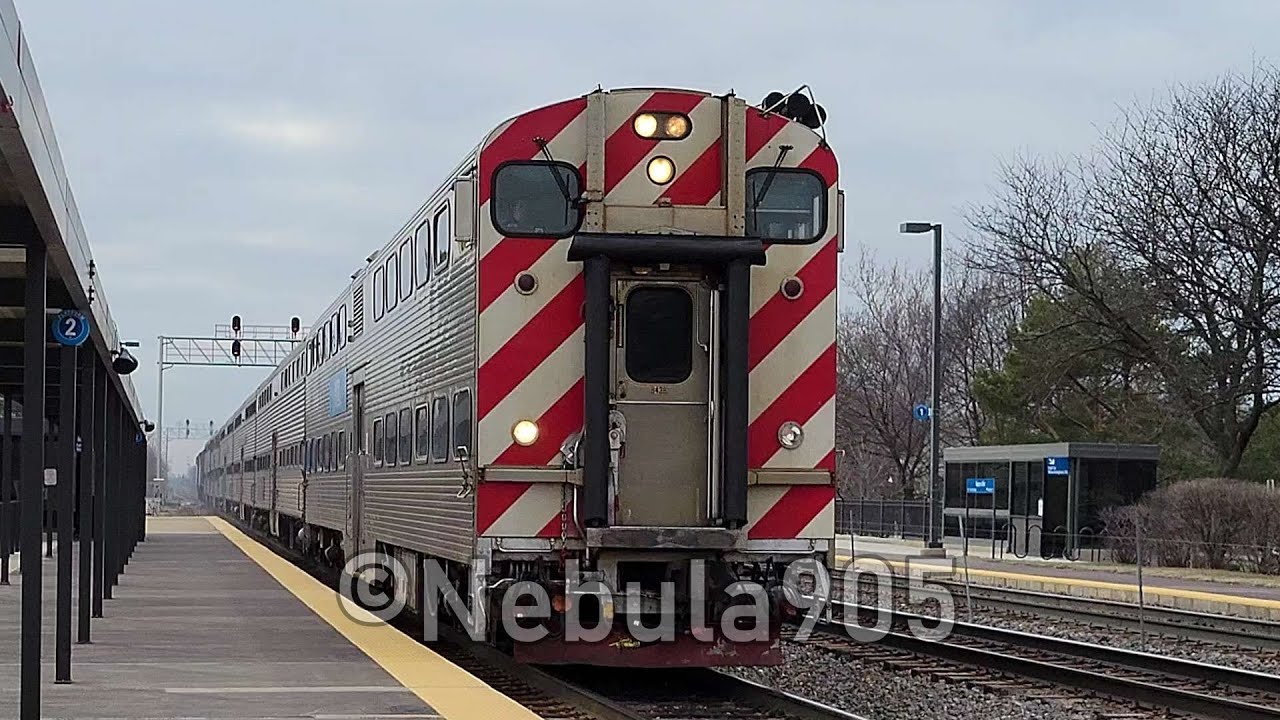 Metra 112 And 189 Trail In Naperville, IL! 3-2-2023 - YouTube