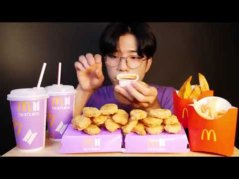 asmr mukbang compilation #22 | mc donalds BTS meal | eating show | eating sounds | - Mukbang Culture