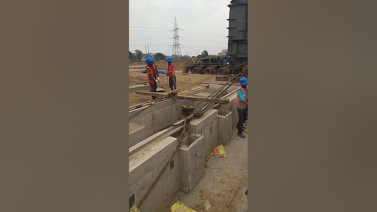 Transformer manual unloading process - YouTube