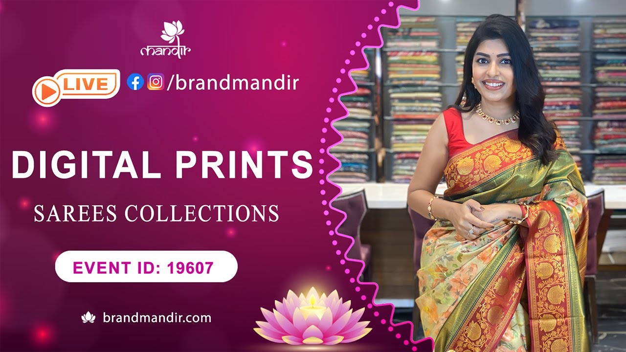 Digital Print Sarees Collection | WhatsApp Number 733 733 7000 | Brand ...