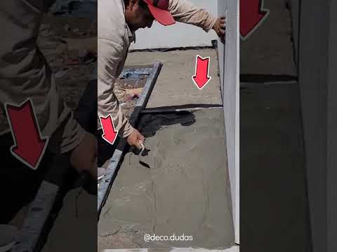 PISO ECONÓMICO: CEMENTO PEINADO. Base de Hormigón y terminación en cemento peinado