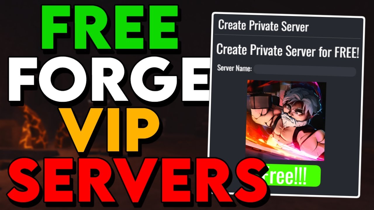 😱 FREE VIP SERVERS FOR YOU! [Roblox The Forge! - YouTube