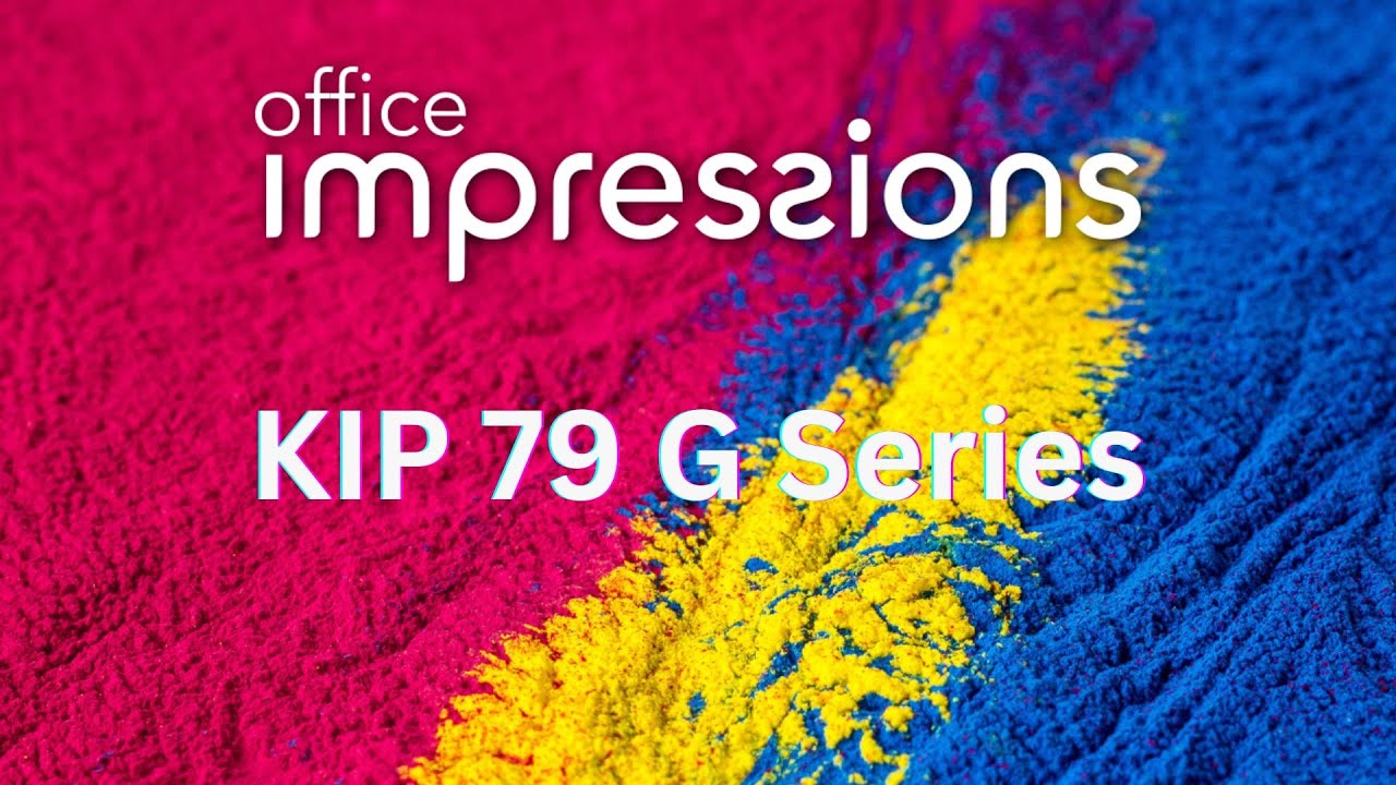 Office Impressions introduces the KIP 79 G (B&W) Series - YouTube