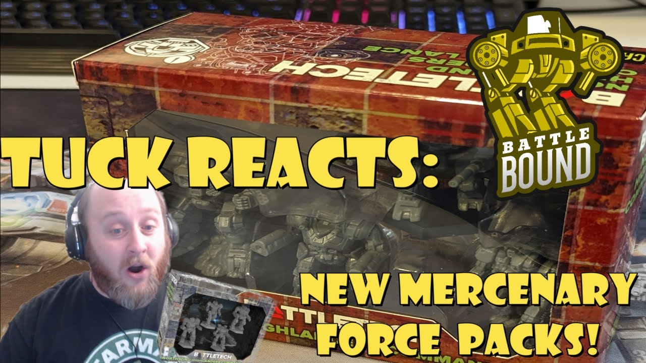 Tuck Reacts: New #Battletech Mercenary Force Pack FIRST LOOKS! # ...