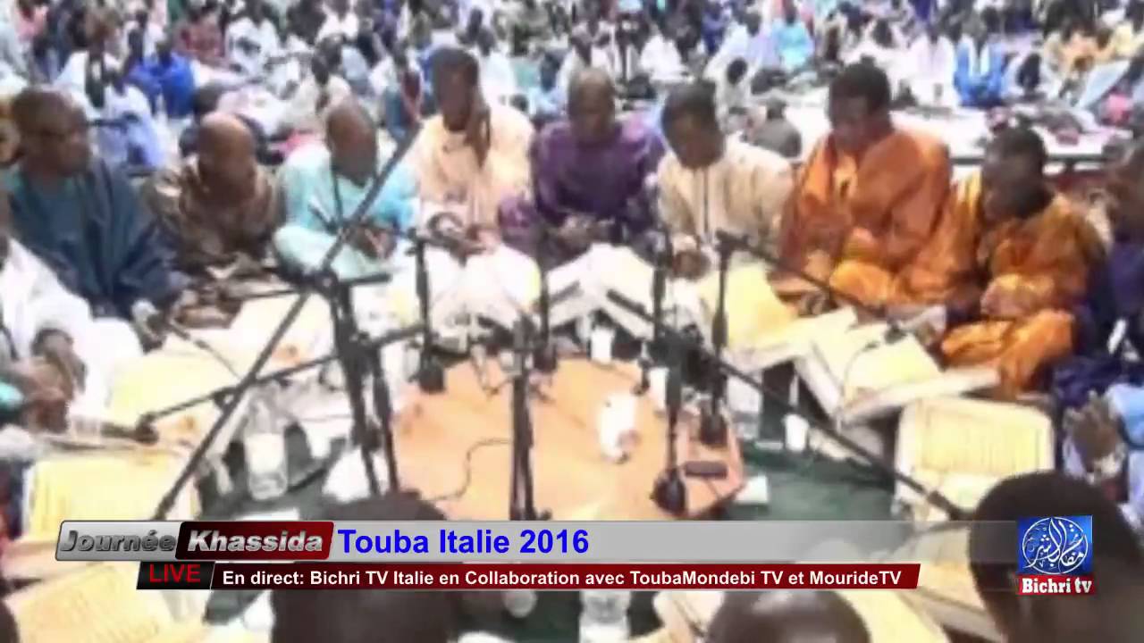 Journée Khassaides Touba Italie 2016 - YouTube