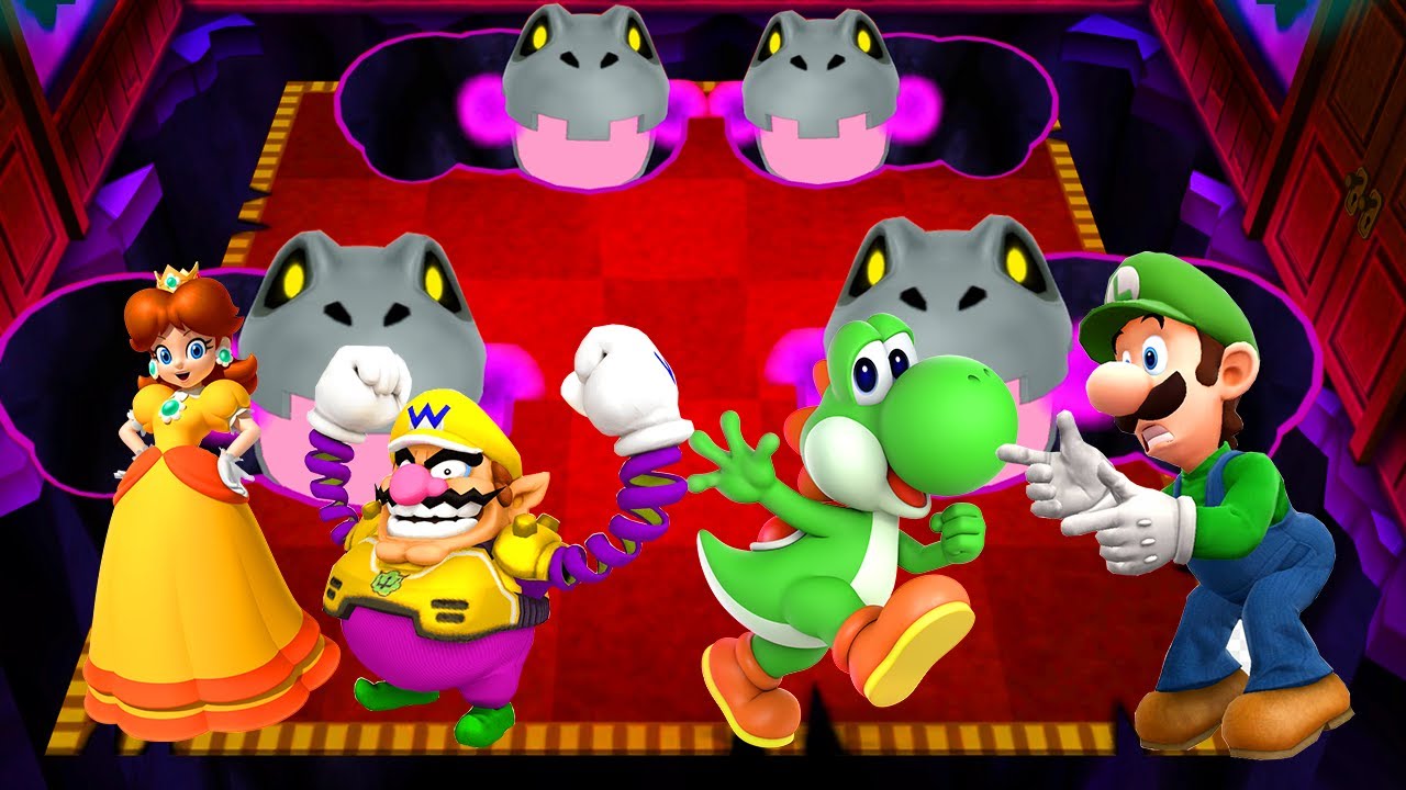 Mario Party: Island Tour - Yellow Character vs Green Character - Daisy ...