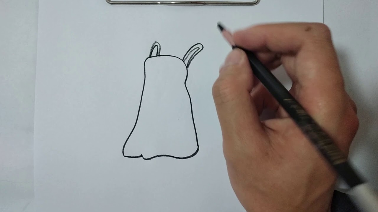 How to draw petticoat - YouTube