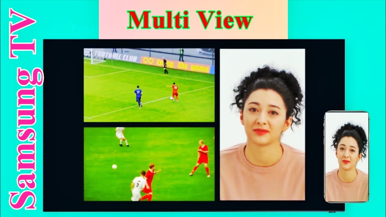 How To Use Multi View Option On Samsung TV - YouTube