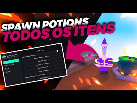 ROBLOX Wacky Wizards SCRIPT Todos os Itens+ - YouTube