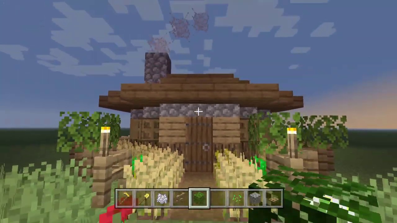Minecraft: How To Build A Medieval Hut Tutorial (EASY) - YouTube