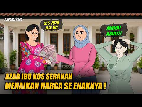 Azab Ibu Kost Serakah Yang Memeras Penghuni Baru Demi Keuntungan Pribadi - ANIMASI AZAB