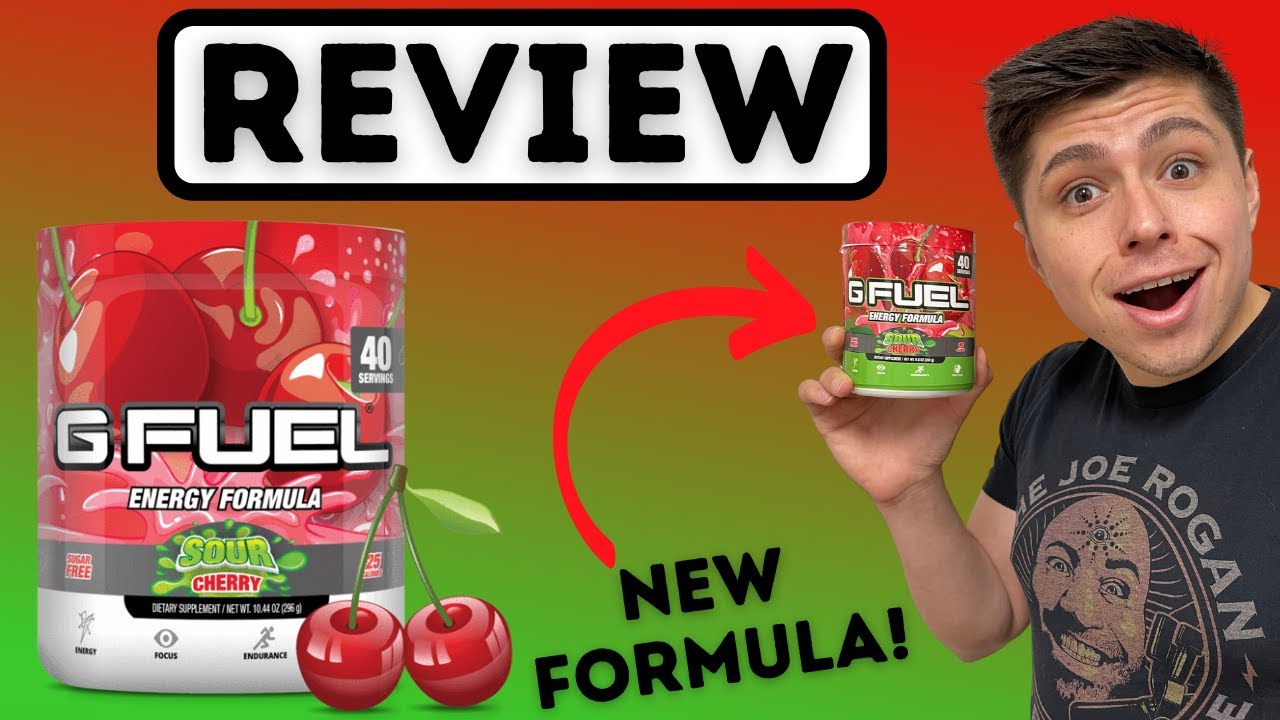 NEW Sour Cherry GFUEL Flavor REVIEW! - YouTube