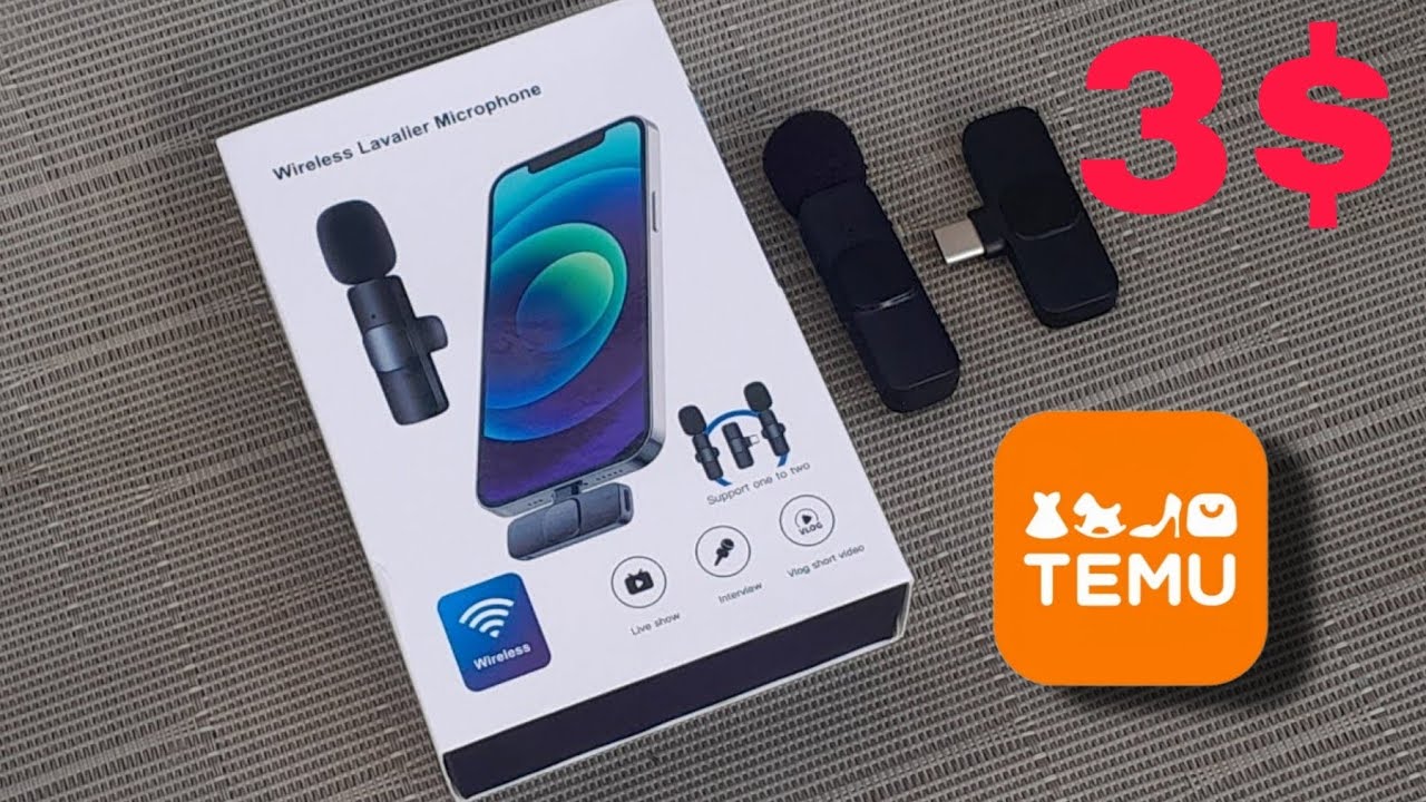 3$ Microphone From (TEMU) Unboxing - YouTube