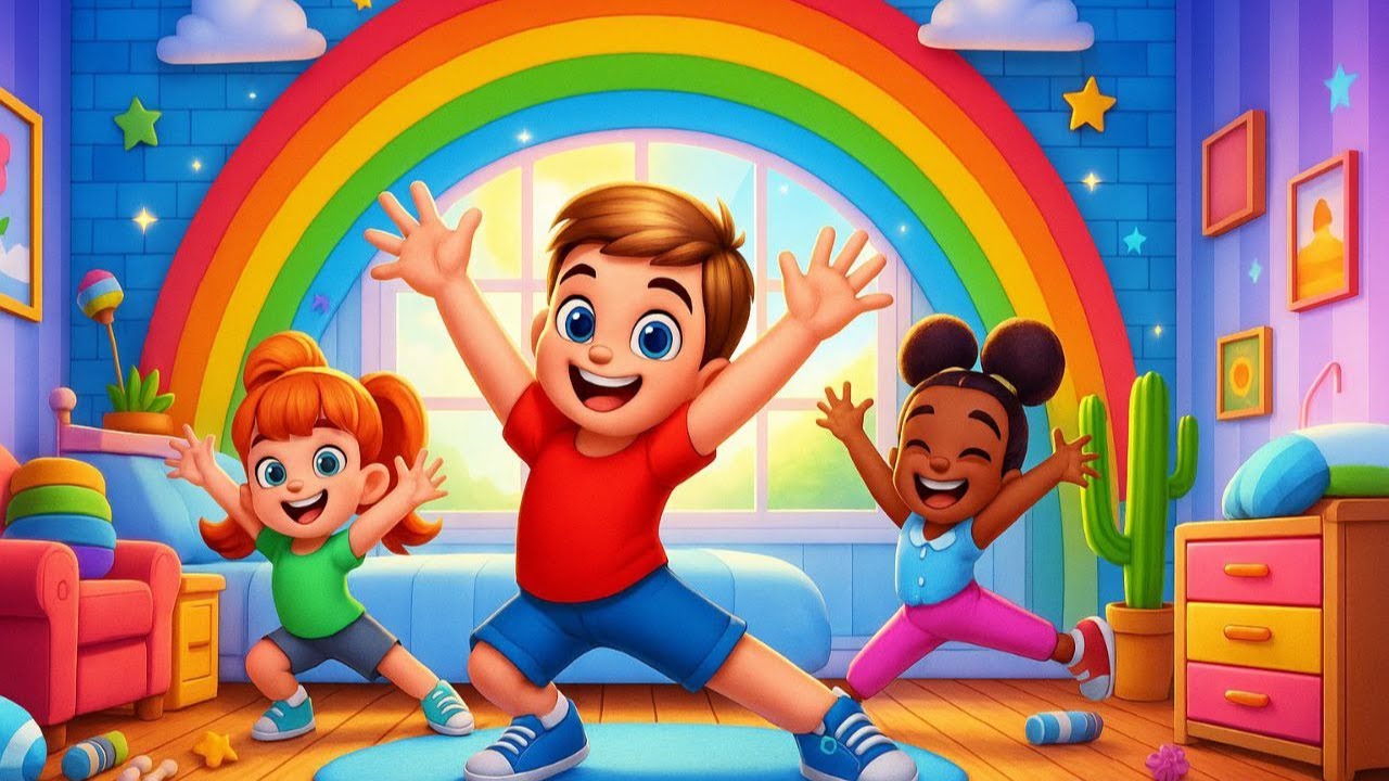 Morning Stretch Song for Kids | Fun Morning Routine Song - YouTube