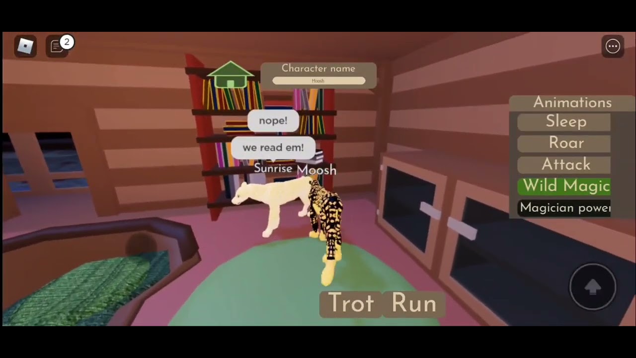 Leopard fun in Banlo's World on Roblox - YouTube