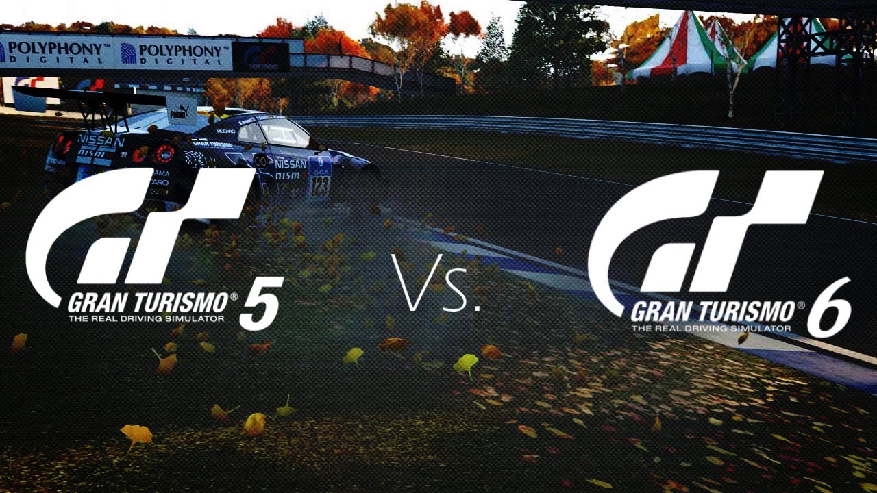 Gran Turismo 5 vs Gran Turismo 6 Demo Comparison - HDMI Capture @ 1080p ...