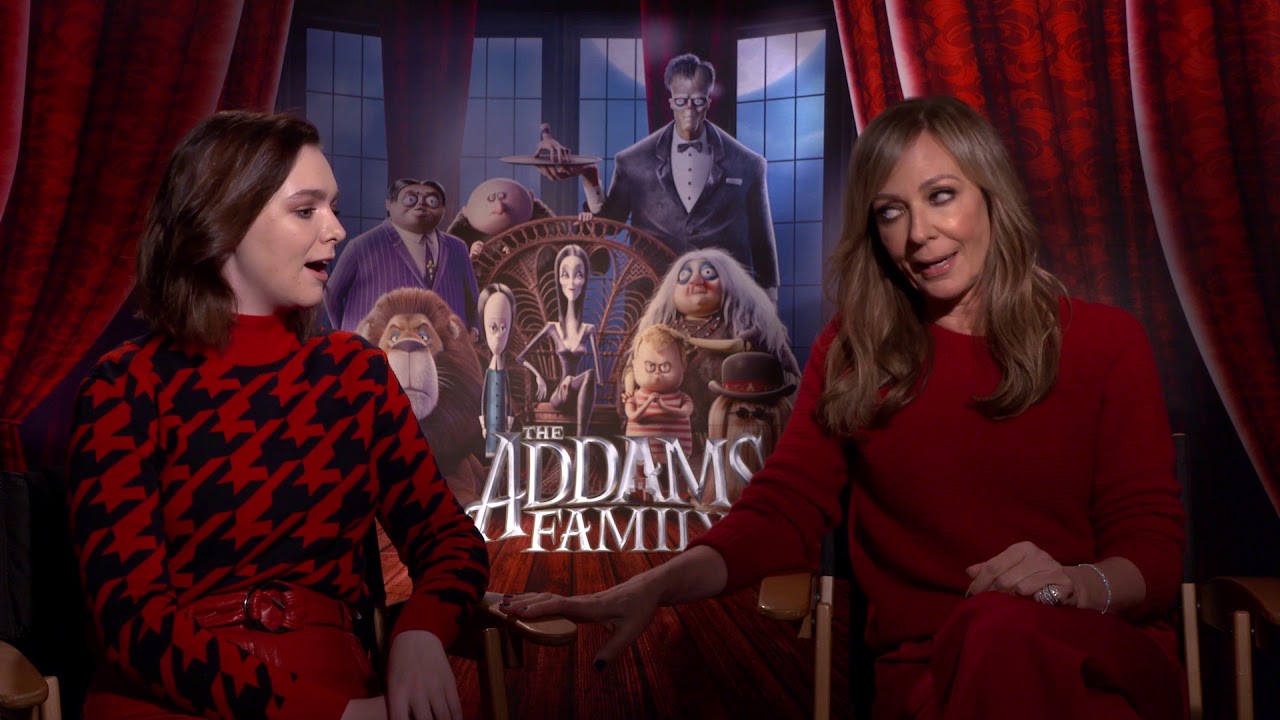Allison Janney & Elsie Fisher Interview: The Addams Family - YouTube