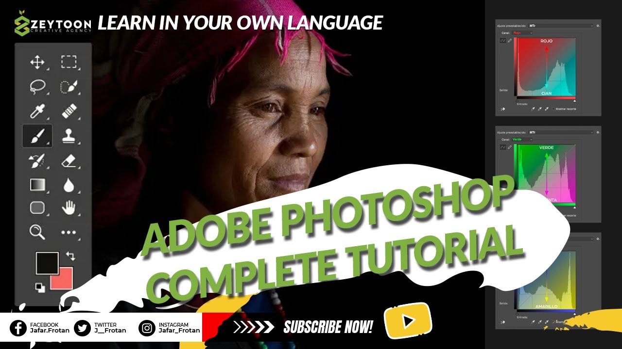 Learn #Photoshop in 2.5 Hours | Free Course - YouTube