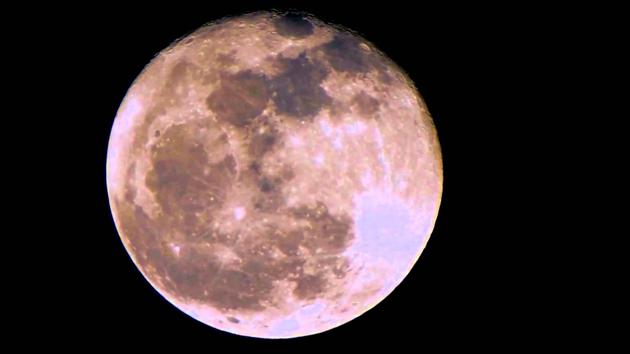 Close Up Clear Moon Video With Relaxing Music By Kevin Macleod Song ...