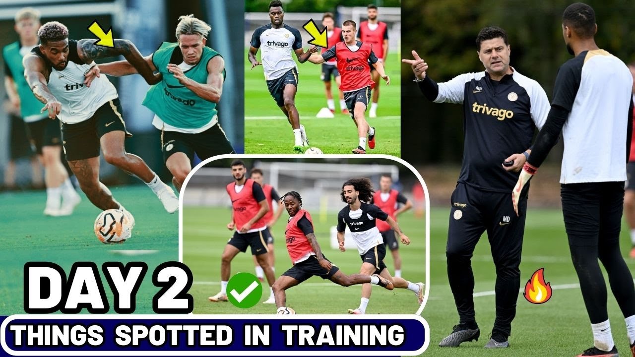 DAY 2! Things Spotted In Chelsea Training Today...Double Injury Return ...