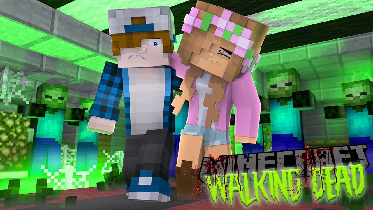 Minecraft THE WALKING DEAD - WE SAVED LITTLE KELLY, BUT FOR HOW LONG ...