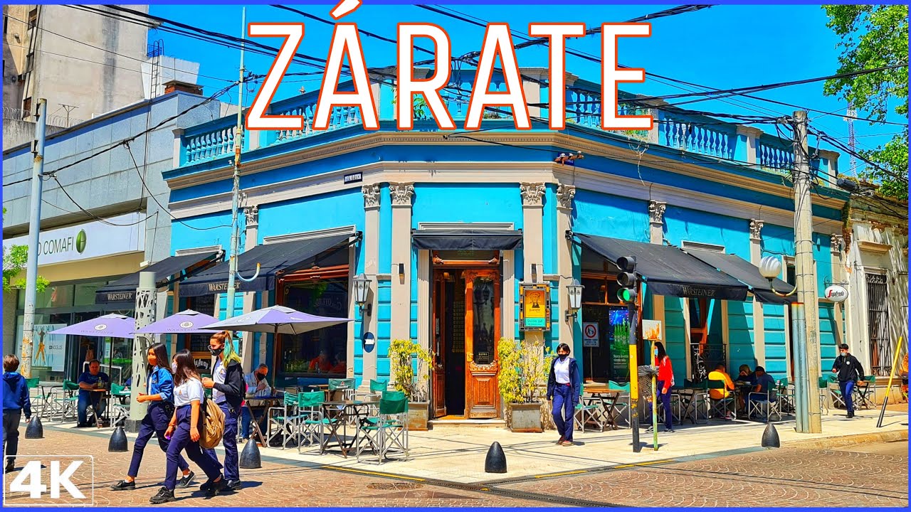 【4K】ZÁRATE, CIUDAD para RECORRERLA todo el AÑO | Walk por Pcia. de ...