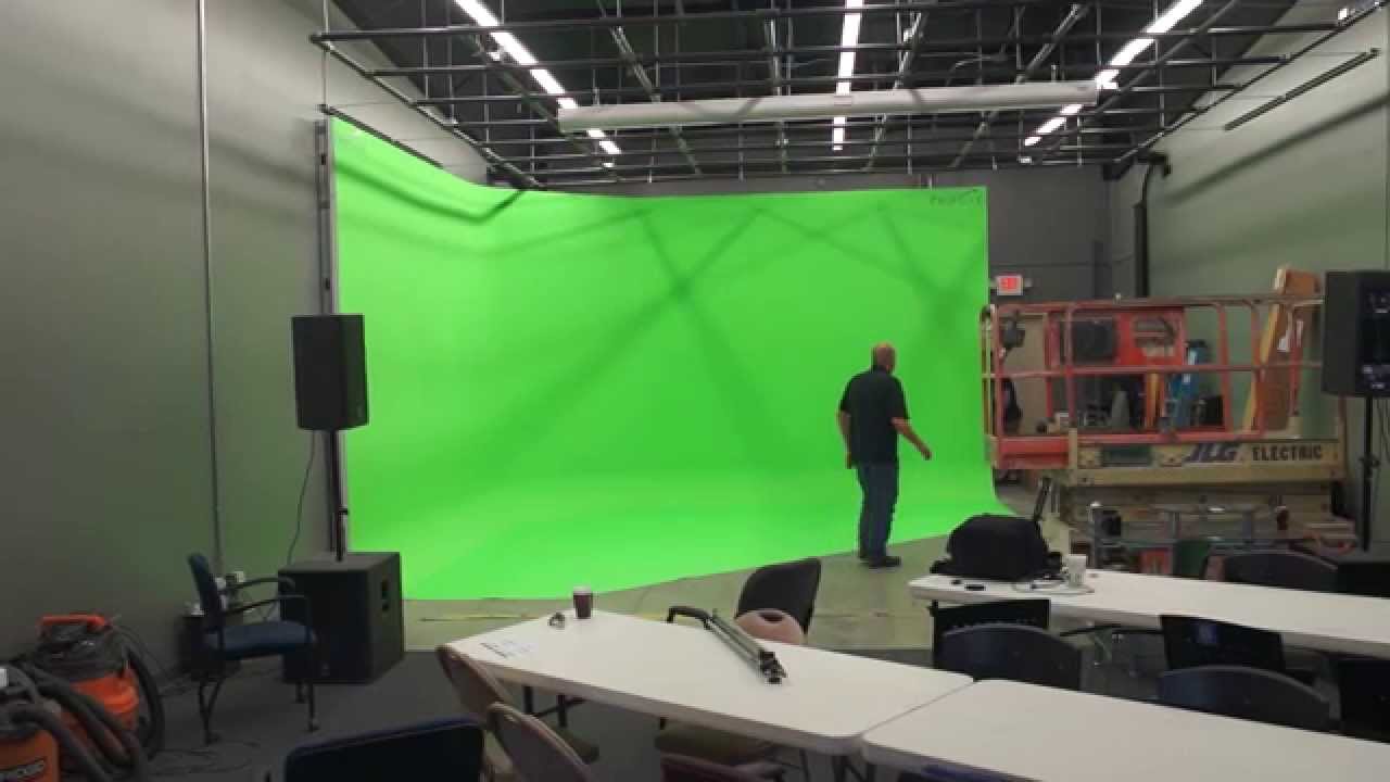 Pro Cyc green screen studio install at NewTek, Inc. headquarters - YouTube