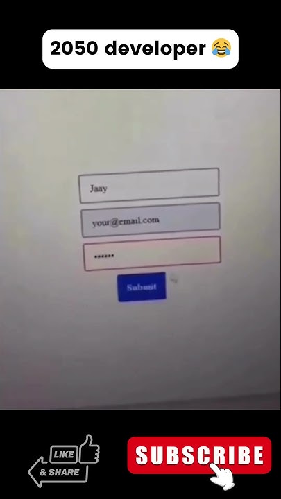 2050 developer 😂#html #css #coding #webdevelopment - YouTube