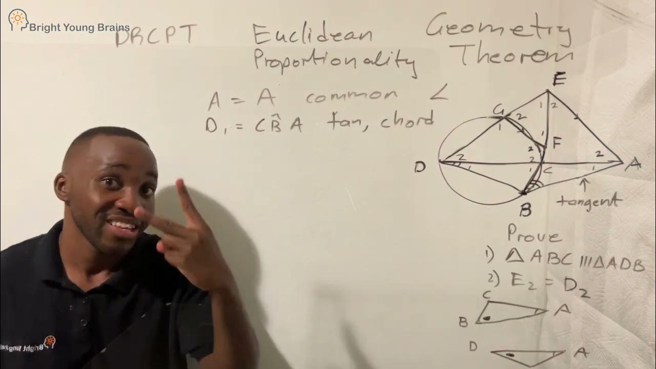 Proving similarity in grade 12 euclidean geometry - YouTube