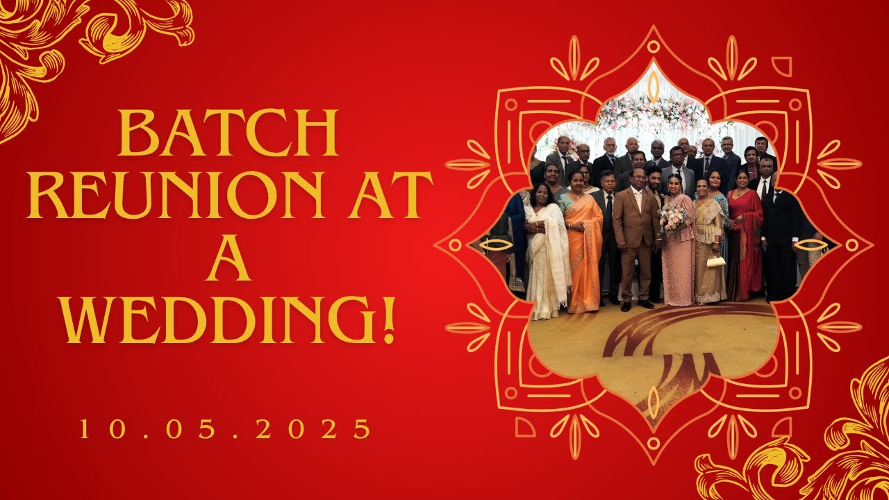 Batch Reunion at a Wedding! Emotional Meetup After 40 Years ️Mahinda ...