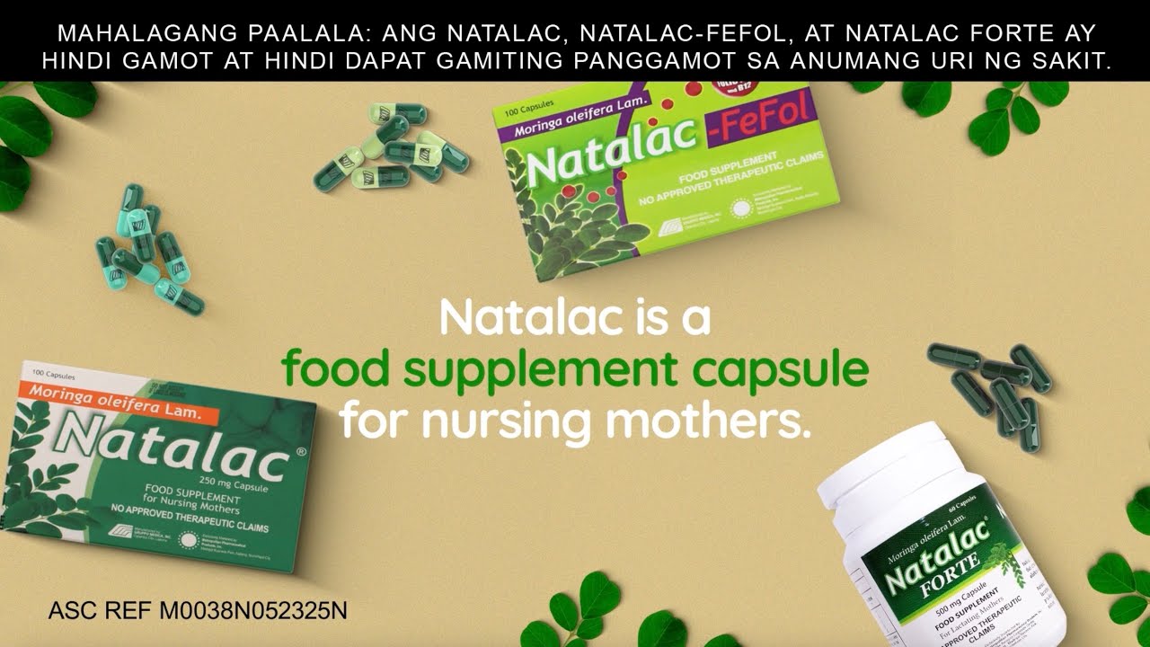 Natalac: the food supplement lineup for nursing mothers - YouTube