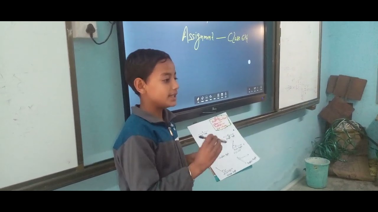Presentation of Math Assignment byMaster Parikshit, class 6th, PM SHRi GMSSS REWALSAR - YouTube