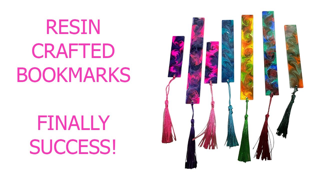 16 Resin Crafted Bookmarks - Finally Success! - YouTube
