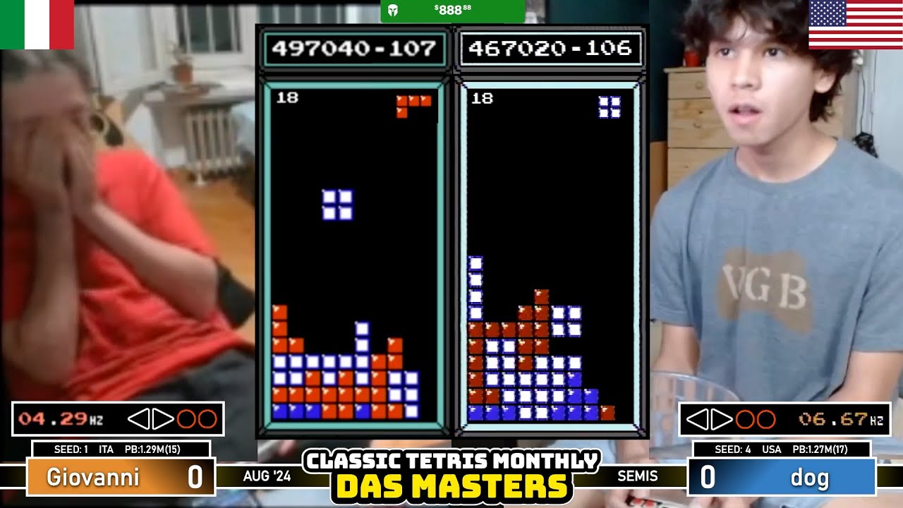 MASTER OF ALL!! Gio, Dog | SEMIS | Classic Tetris Monthly DAS Masters ...
