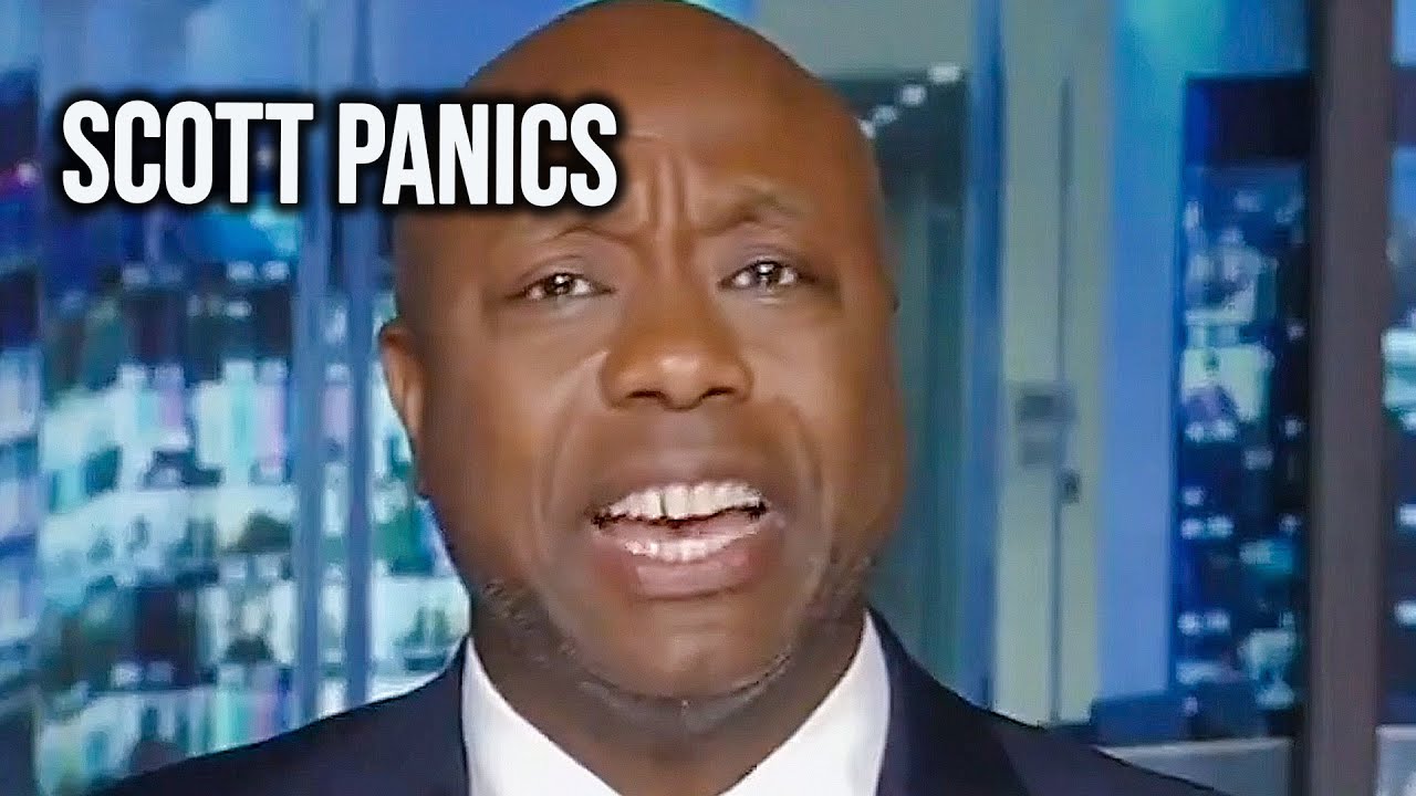 Tim Scott's Cover Story IMPLODES When Confronted On Republican Vote ...