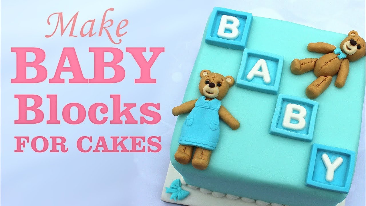 BABY Blocks For Cakes | Cake Decorating Tutorial - YouTube