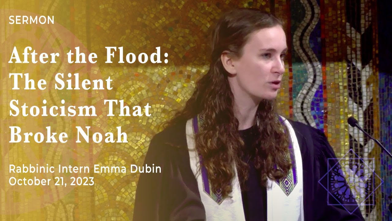 After the Flood: The Silent Stoicism That Broke Noah | Rabbinic Intern ...