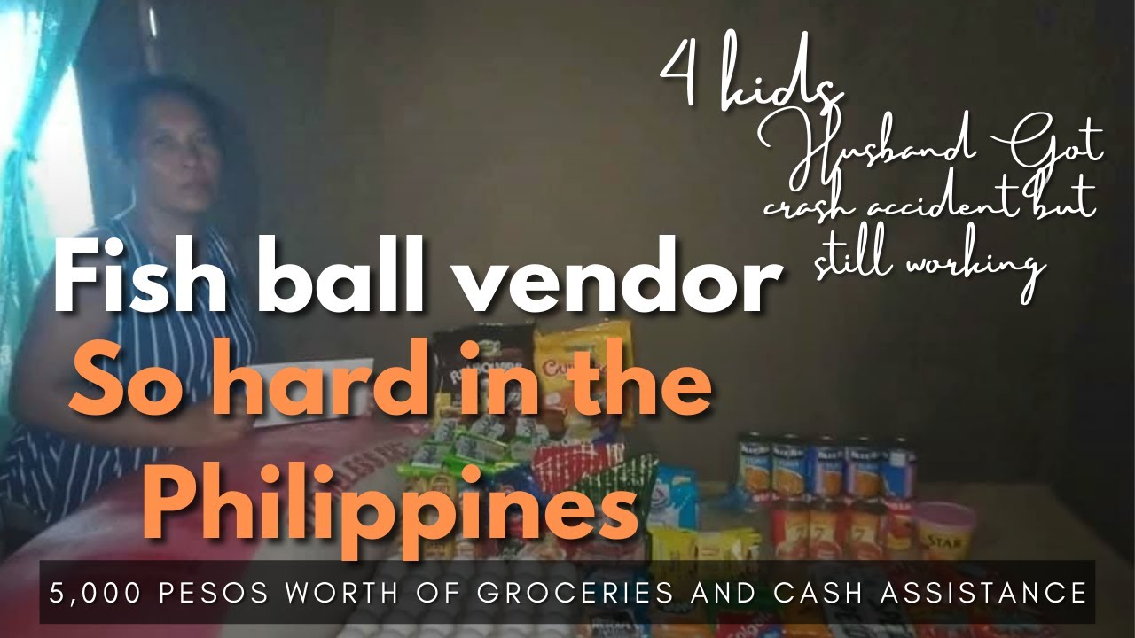 Fish Ball VENDOR received financial assistance| Naaksidente ang asawa # ...