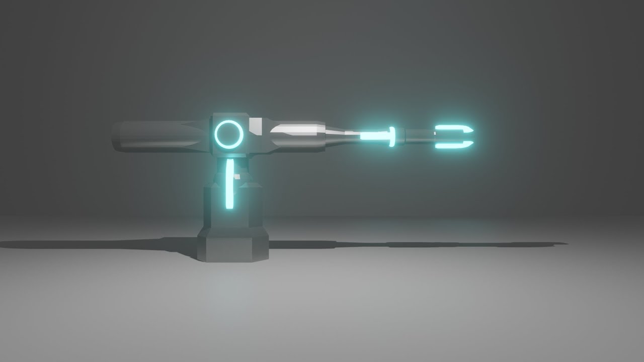 Federation Turret Firing Test 2 | Blender Animation - YouTube