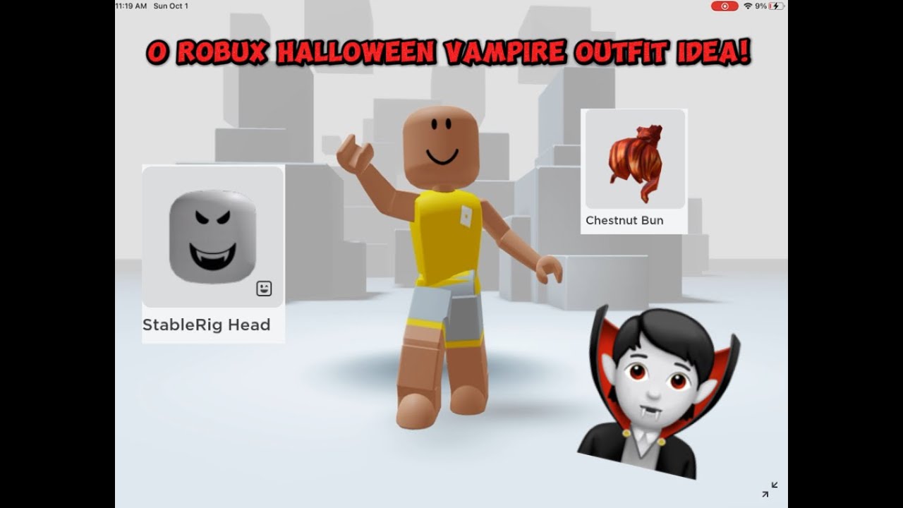 0 Robux Halloween Vampire Outfit Idea!🧛🎃👻 #roblox #robux #outfit #idea ...