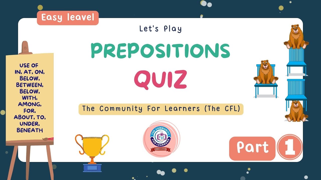 Prepositions Quiz I Part 1 - Basic Prepositions | By Neeraj Prajapati I ...